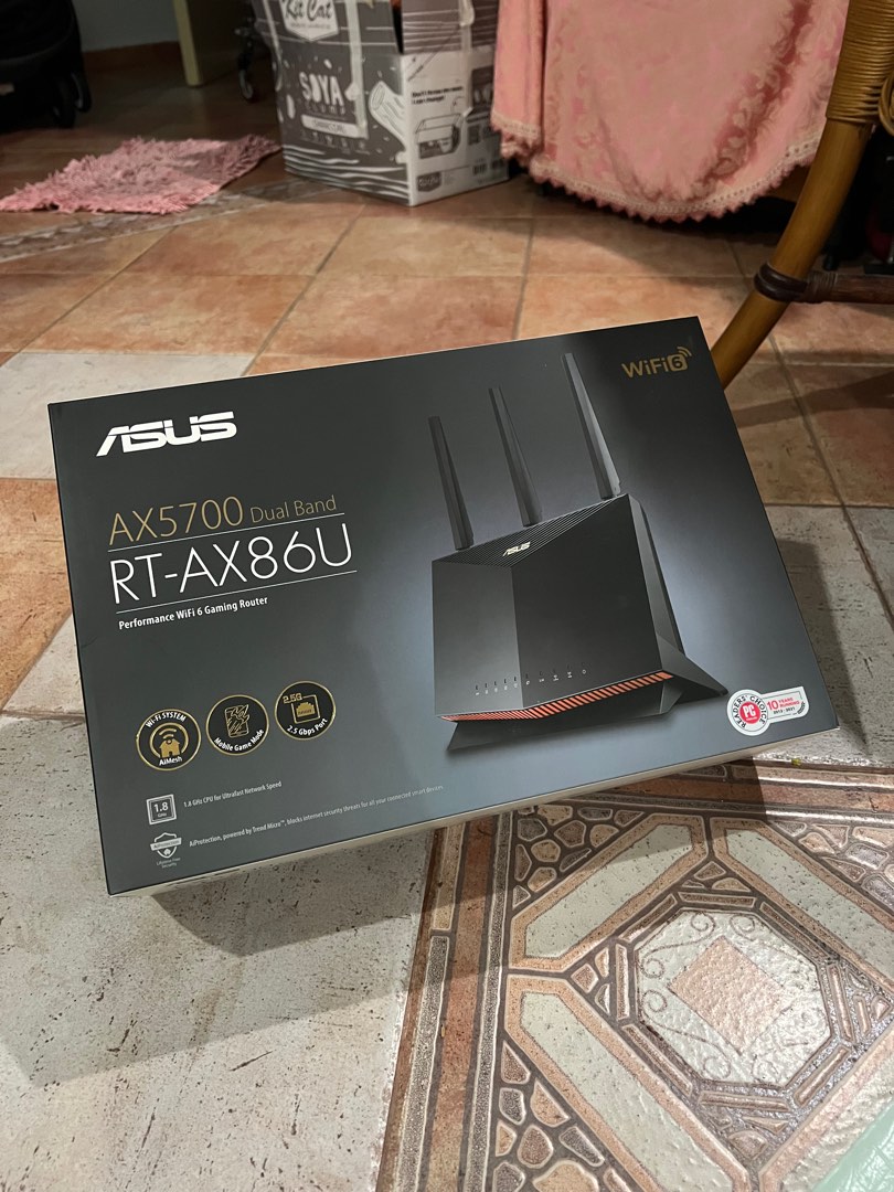 Bundle - Asus RT-AX86U AX5700 Dual Band Gaming Router WiFi 6, Computers ...