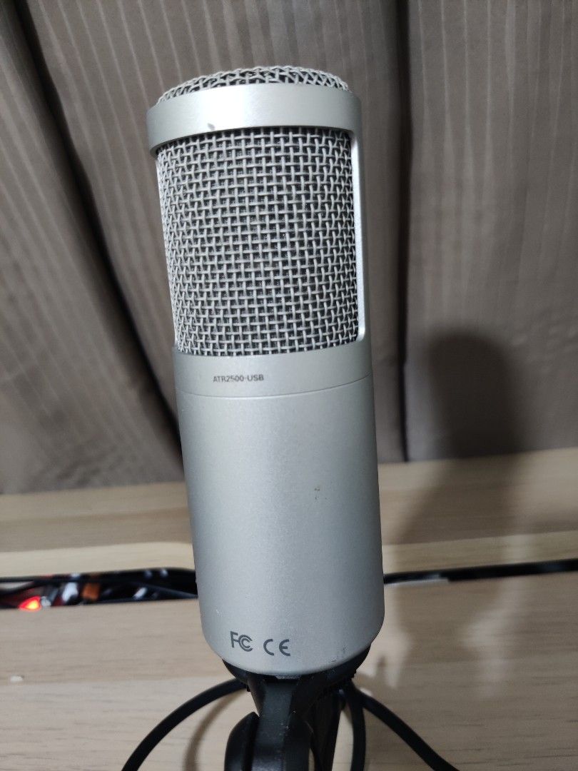 ATR2500-USB Microphone Audio-Technica Podcasting Recording Windows Mac ...
