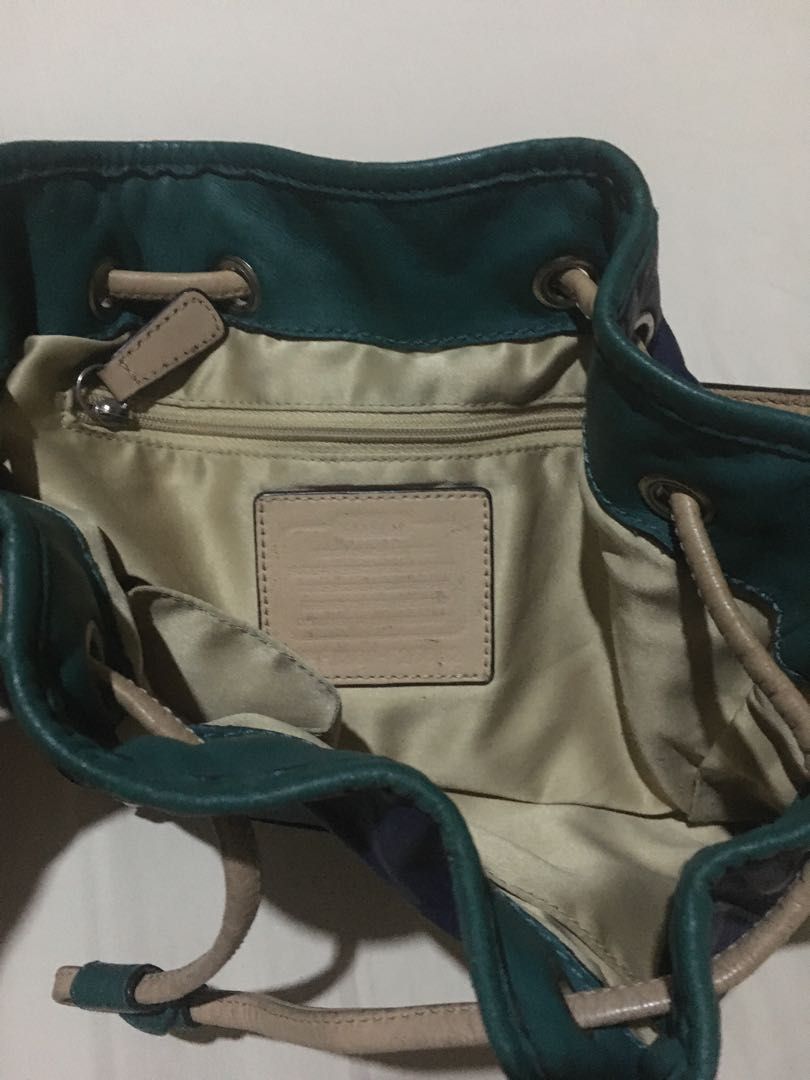 Authentic coach Bucket bag, Luxury, Bags & Wallets on Carousell