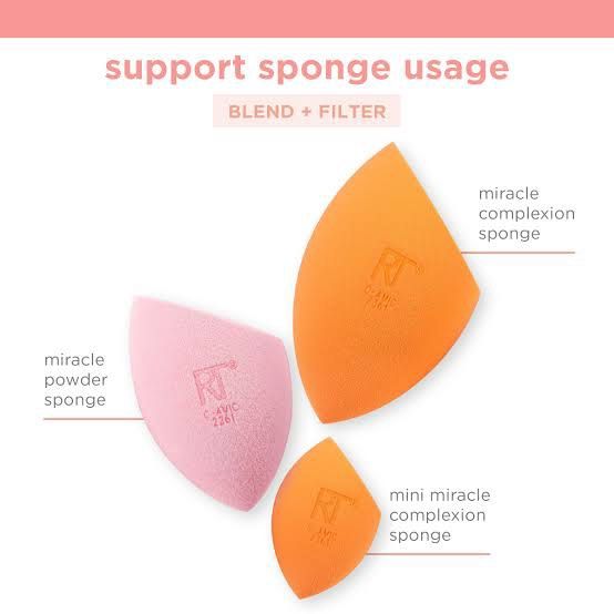 AUTHENTIC Real Techniques Ultimate Sponge Trio, Beauty & Personal Care ...