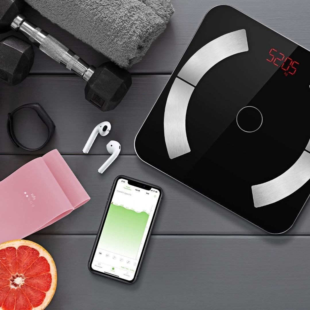 [B1670] Bluetooth Body Fat Scale, Kosiant Smart Fit Track Scale for ...