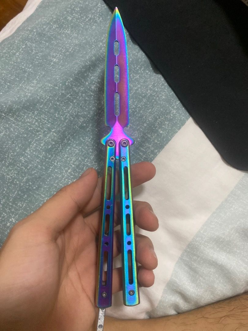 BALISONG/BUTTERFLY KNIFE (non sharp), Hobbies & Toys, Toys & Games on ...