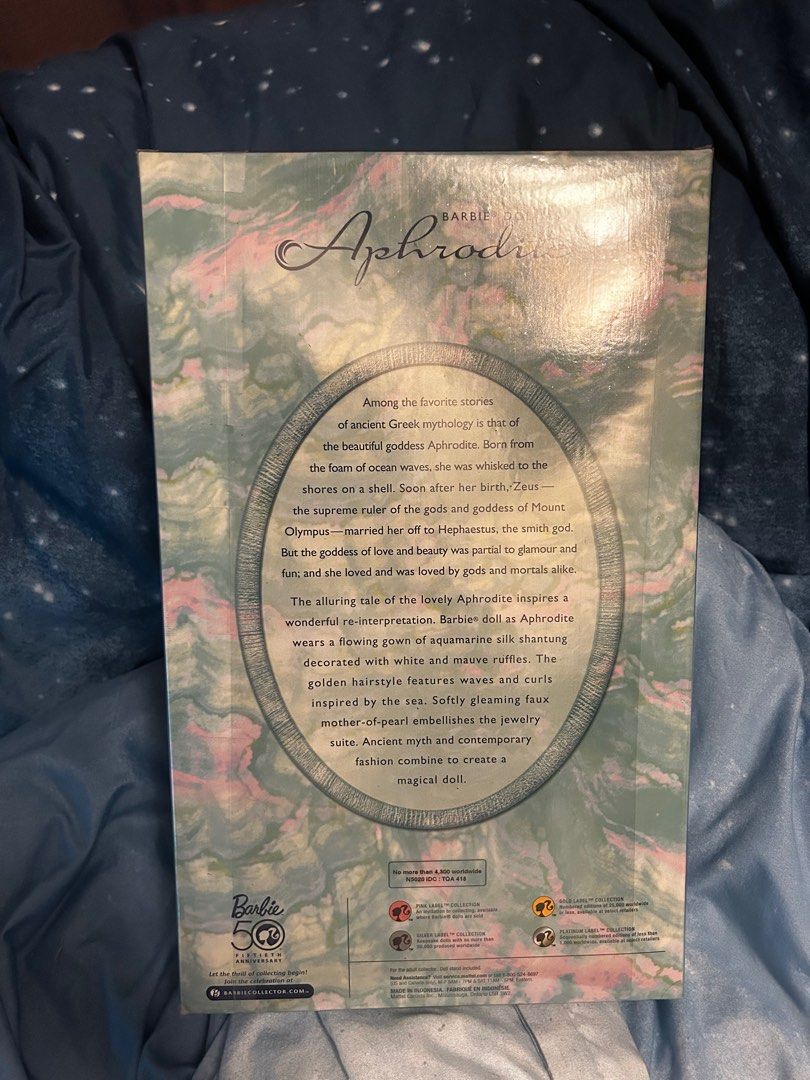 Barbie Aphrodite Gold Label Greek Goddess, Hobbies & Toys, Toys & Games ...