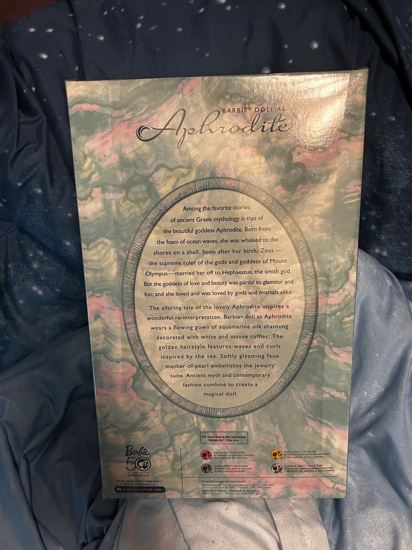 Barbie Aphrodite Gold Label Greek Goddess, Hobbies & Toys, Toys & Games ...