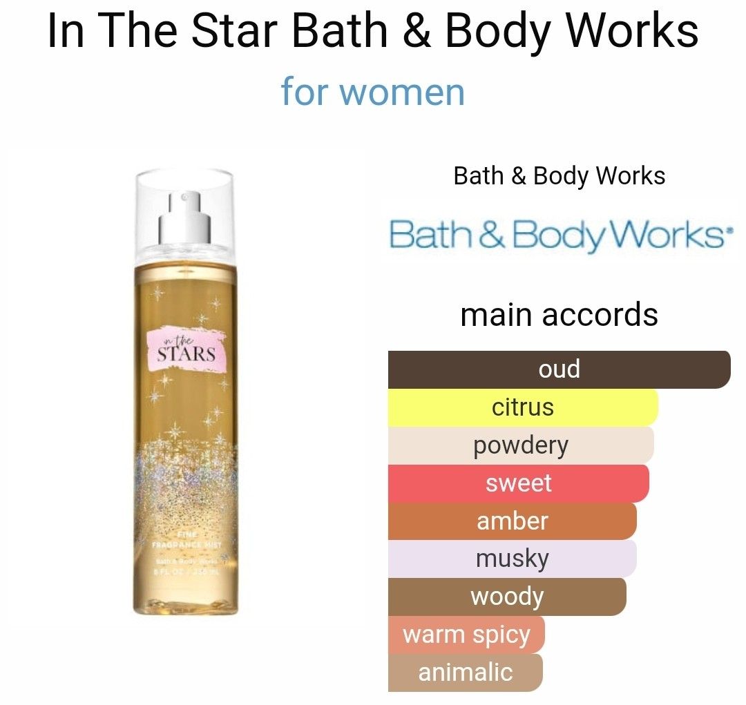 Bath & Body Works In The Stars Fragrance Mist, Beauty & Personal Care ...