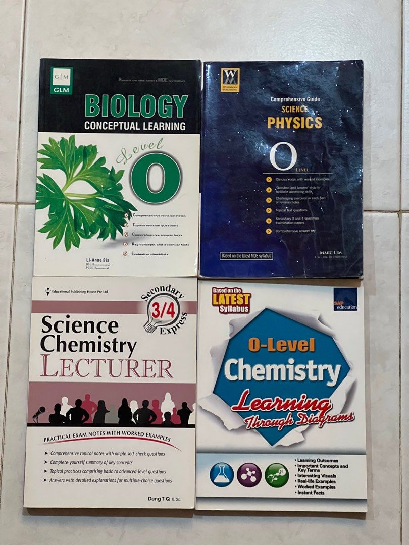 Biology, chemistry, physics assessment books perfect guide, all about ...
