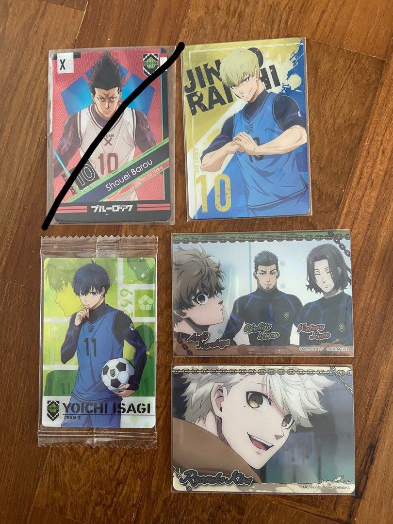 Blue Lock Cards (Wafer, Metal card, Gum) WTS, Hobbies & Toys ...