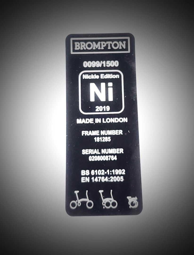 Brand New Brompton Frame Decal Sticker, Sports Equipment, Bicycles ...