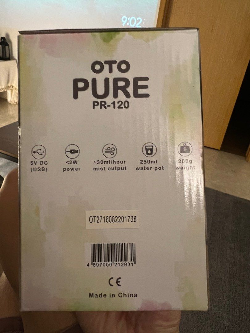 Brand new OTO Pure PR-120 Humidifier, TV & Home Appliances, Air ...