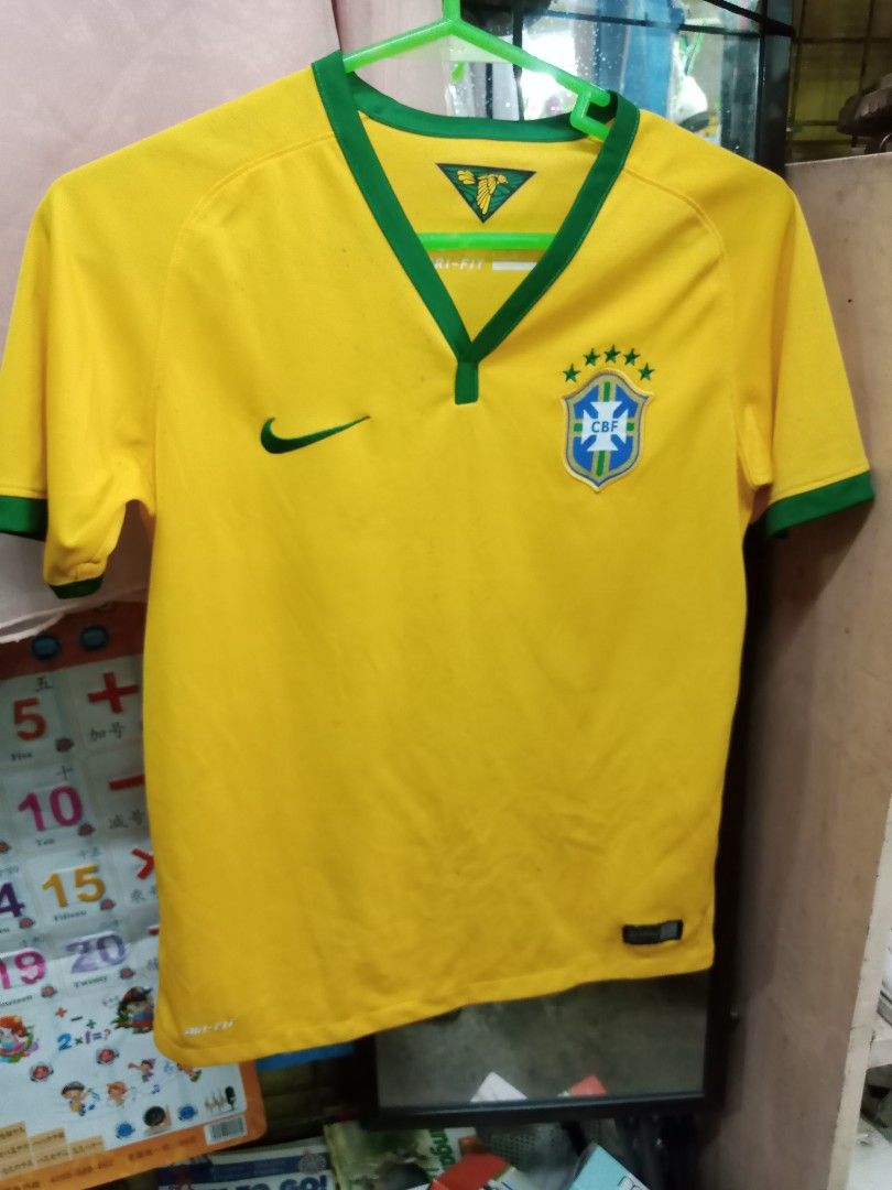 Brazil 2014 Home Kit, Women's Fashion, Activewear on Carousell
