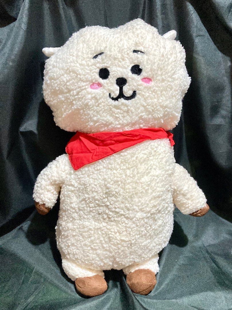 BT21 RJ 60cm Standing Plush OFFICIAL, Hobbies & Toys, Memorabilia ...