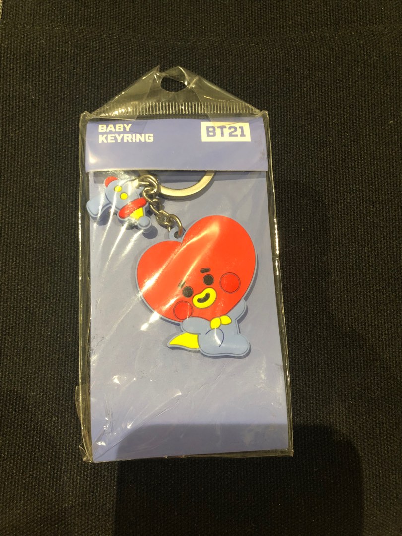 BT21 Tata Cooky Keyring, Hobbies & Toys, Memorabilia & Collectibles, K-Wave on Carousell