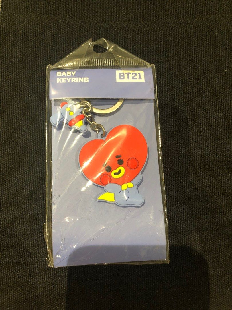 BT21 Tata Cooky Keyring, Hobbies & Toys, Memorabilia & Collectibles, K-Wave on Carousell
