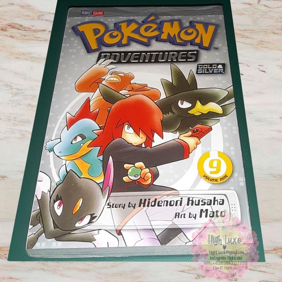 Buku Komik Pokemon Adventures Gold and Silver Vol 9 English Comic Book ...