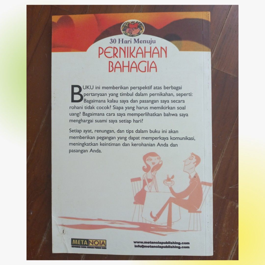 Buku Rohani Kristen/Pernikahan - 30 Hari Menuju Pernikahan Bahagia ... Buku Rohani Kristen/Pernikahan - 30 Hari Menuju Pernikahan Bahagia ...