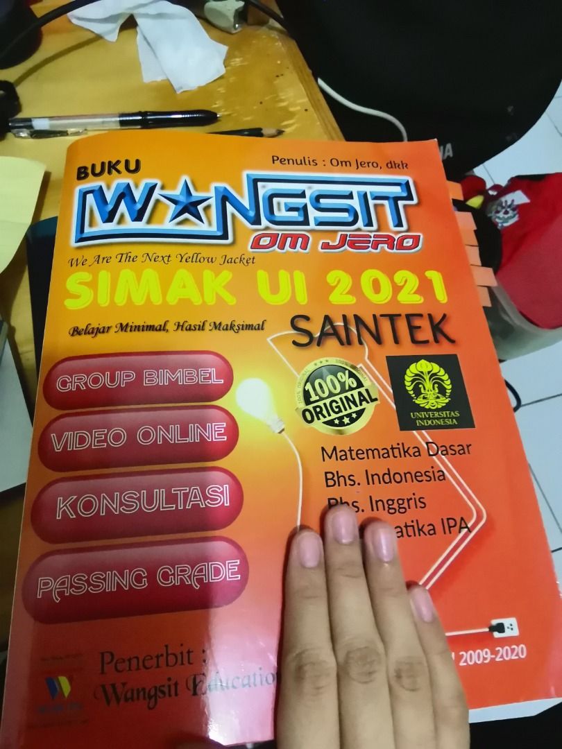 Buku Wangsit Simak UI 2021 Saintek, Buku & Alat Tulis, Buku Pelajaran di Carousell