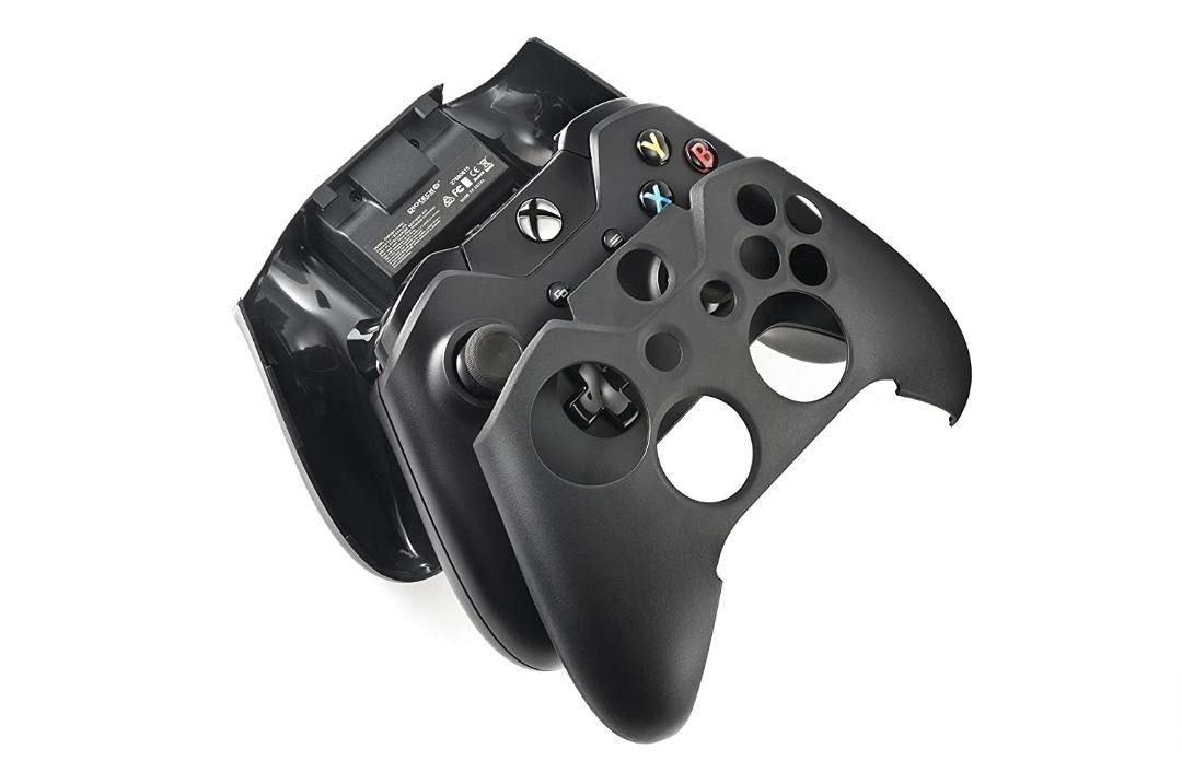 [C4384] Gioteck Controller Skin Plus Black with Built-in Battery, Video ...