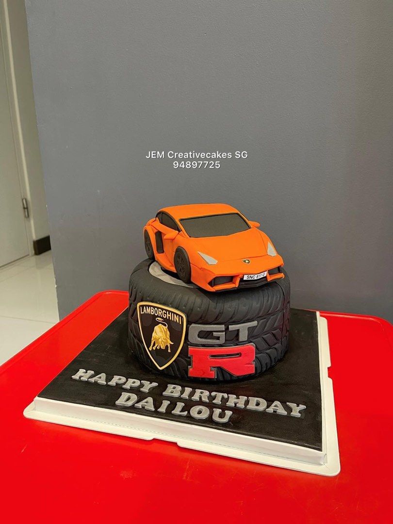 Car cake, Food & Drinks, Homemade Bakes on Carousell