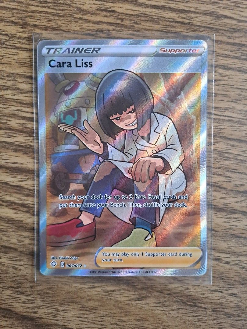 Cara Liss Trainer FA Full Art Ultra Rare Pokemon Card, Hobbies & Toys ...