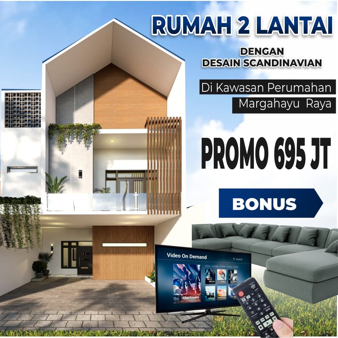 CARI RUMAH MARGAHAYU RAYA 600 JUTAAN HANYA 3 MENIT JL SOEKARNO HATTA ...