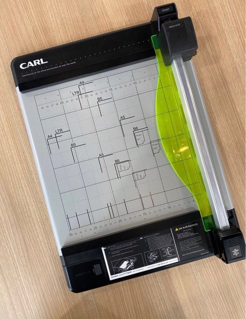 Carl rotary disk paper cutter, Hobbies & Toys, Stationery & Craft ...