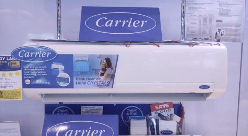 CARRIER SPLIT TYPE INVERTER AIRCON, TV & Home Appliances, Air ...