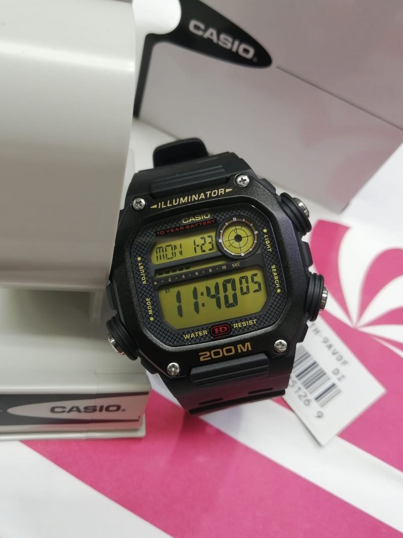 CASIO DIGITAL WATCH DW-291H-9AV, Men's Fashion, Watches & Accessories ...