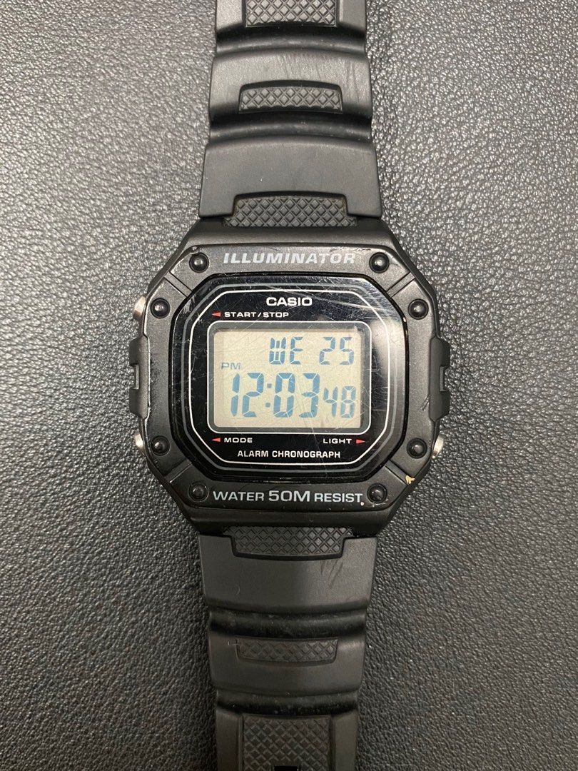 Casio Illuminator (W-218H), Men's Fashion, Watches & Accessories ...