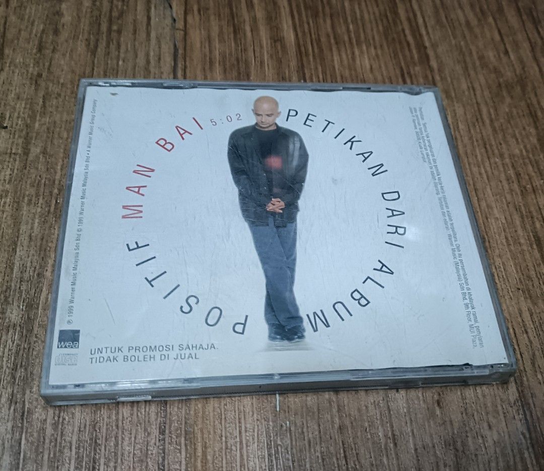 CD MAN BAI @ 1999 Warner music Malaysia Sdn Bhd.., Hobbies & Toys ...