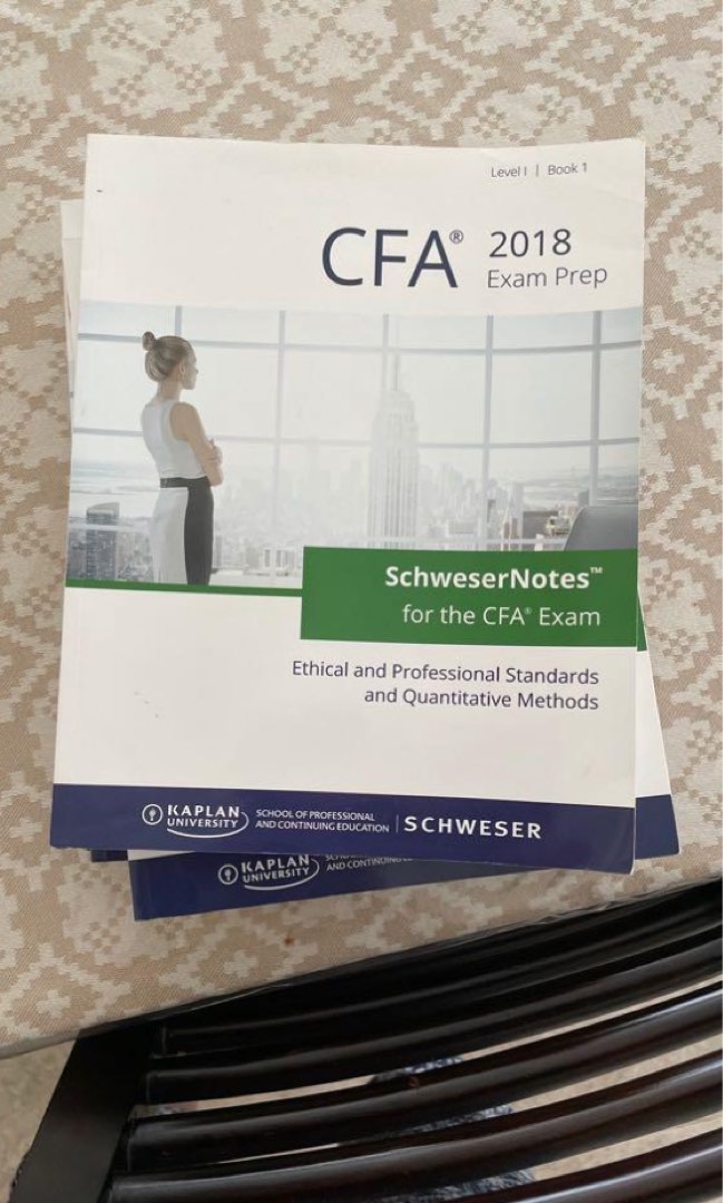 CFA Level 1 Schweser notes, Hobbies & Toys, Books & Magazines ...
