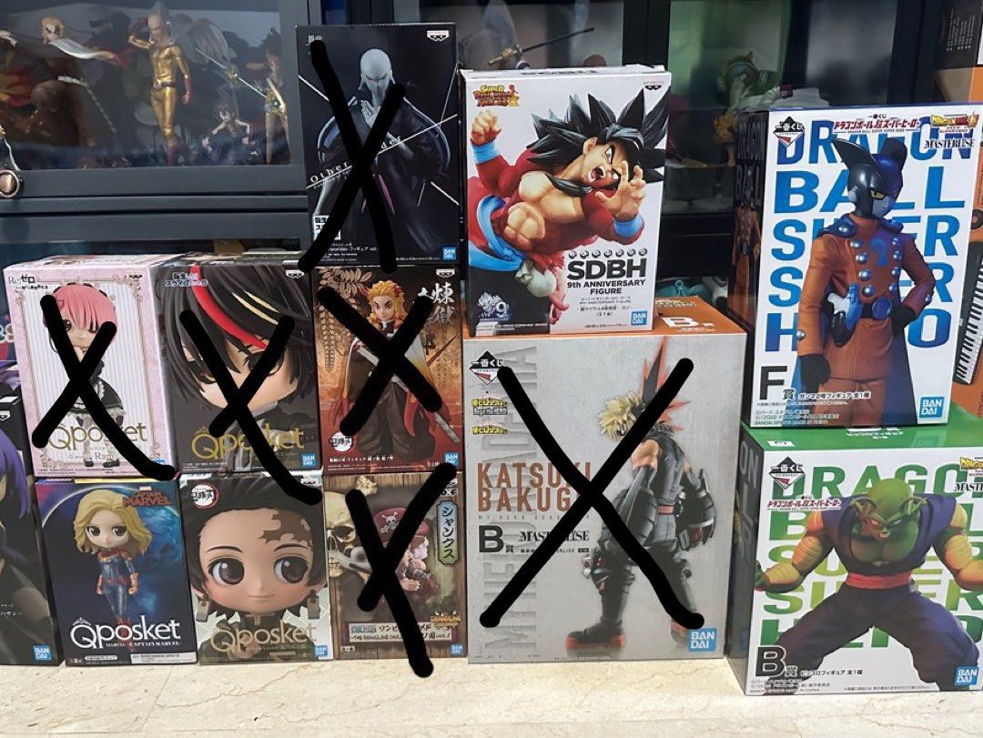 Cheap clearance kuji and prize figures, one piece, demon slayer ...