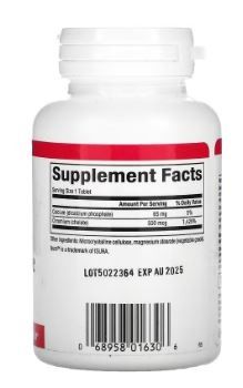 Chromium GTF Chelate, Natural Factors, 500 mcg, 90 Tablets, Health & Nutrition, Health ...