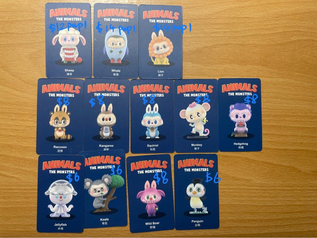 [Clearance] Popmart Labubu Animals The Monsters, Hobbies & Toys, Toys ...
