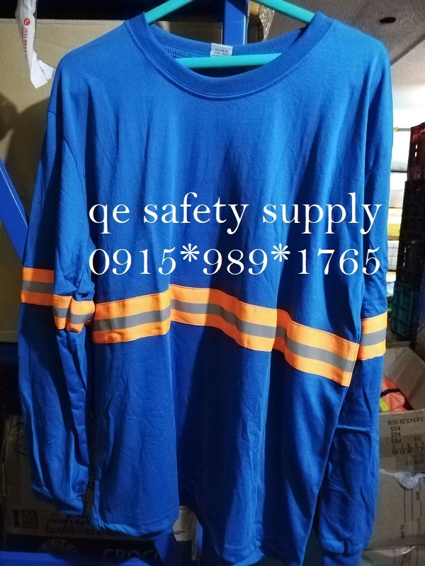 Construction Long Sleeve with Reflector Blue, Commercial & Industrial ...