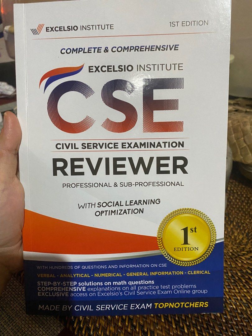 Cse reviewer, Hobbies & Toys, Books & Magazines, Textbooks on Carousell