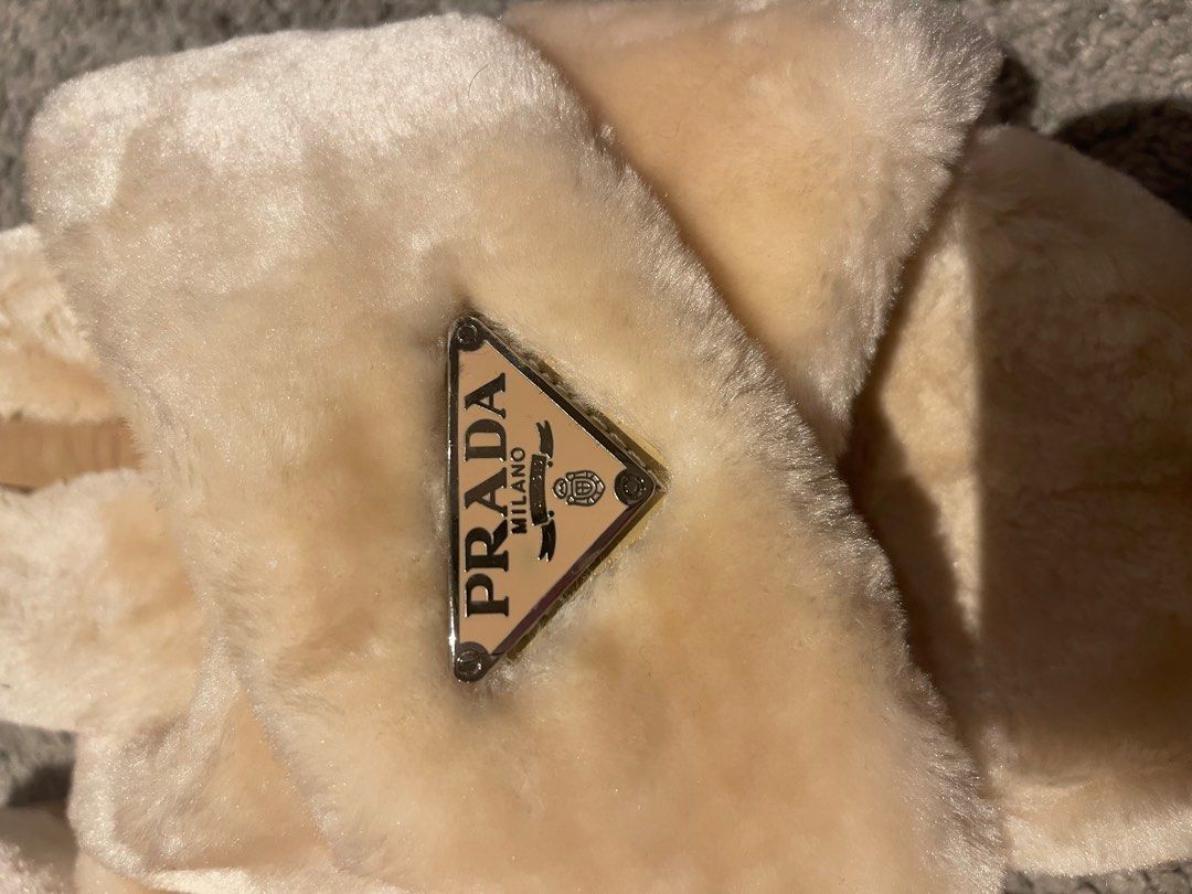 Prada Fluffy Slides, Men's Fashion, Footwear, Casual shoes on Carousell