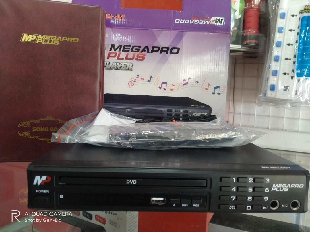 DVD Karaoke Player with Songbook and CD with Up to 16,000 Songs (Megapro Plus MP-Melody), TV ...