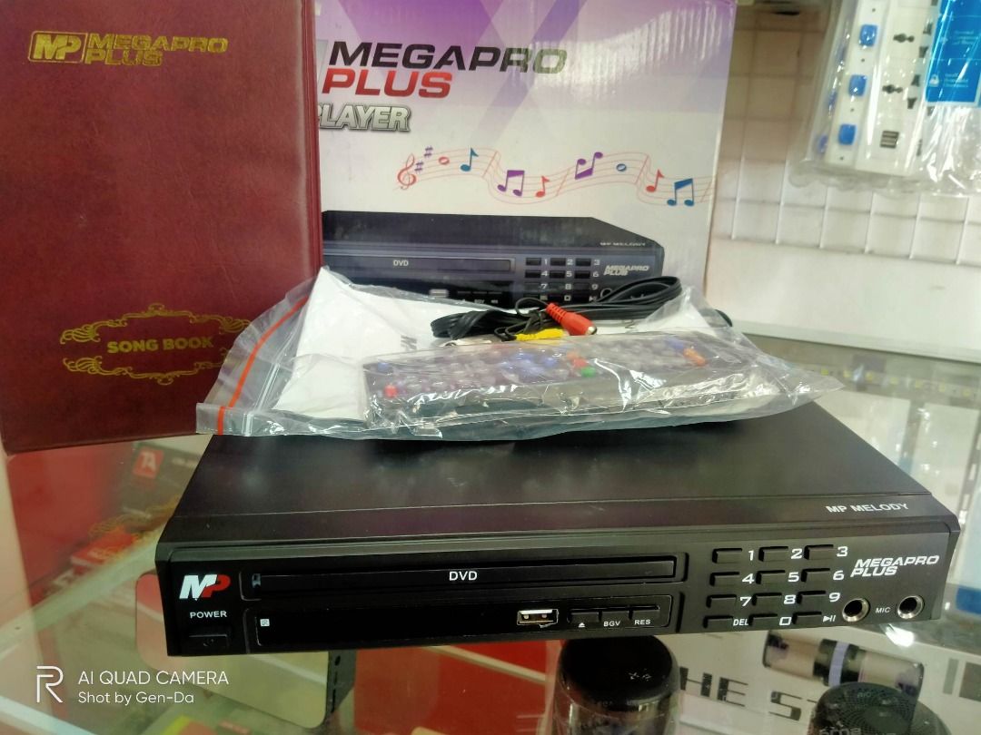 DVD Karaoke Player with Songbook and CD with Up to 16,000 Songs (MP-Melody) MEGAPRO PLUS, TV ...