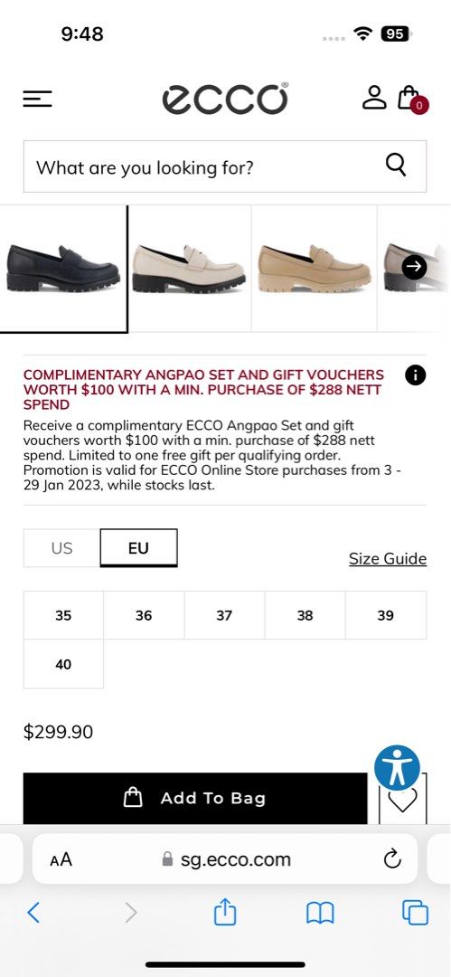 ECCO MODTRAY WOMEN'S MOC-TOE PENNY LOAFER, Women's Fashion, Footwear, Loafers on Carousell