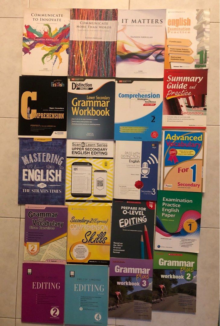 English assessment book sec 1,2,3,4 communicate to innovate communicate ...