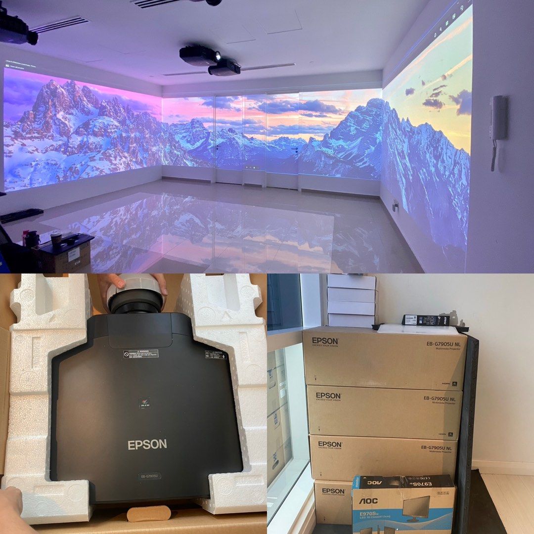 EPSON Projectors 4 Units / High End 4K/Edge blending , TV & Home ...