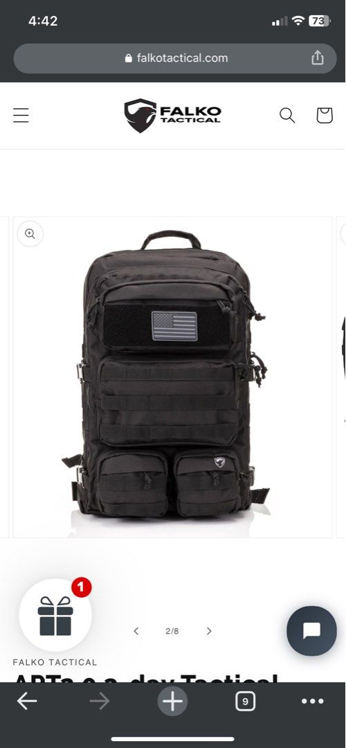 Falko Tactical Backpack, Men's Fashion, Bags, Backpacks on Carousell