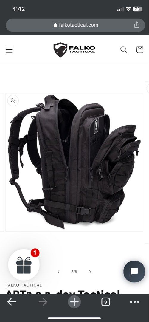 Falko Tactical Backpack, Men's Fashion, Bags, Backpacks on Carousell