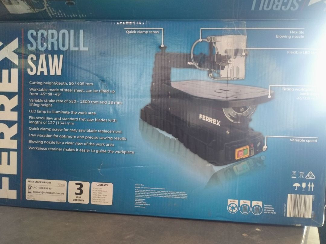 Ferrex Scroll Saw, Commercial & Industrial, Construction Tools ...