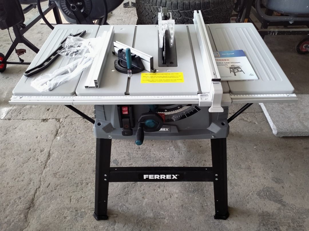 Ferrex Table Saw DX254TS 2000W Blade 254mm, Furniture & Home Living ...