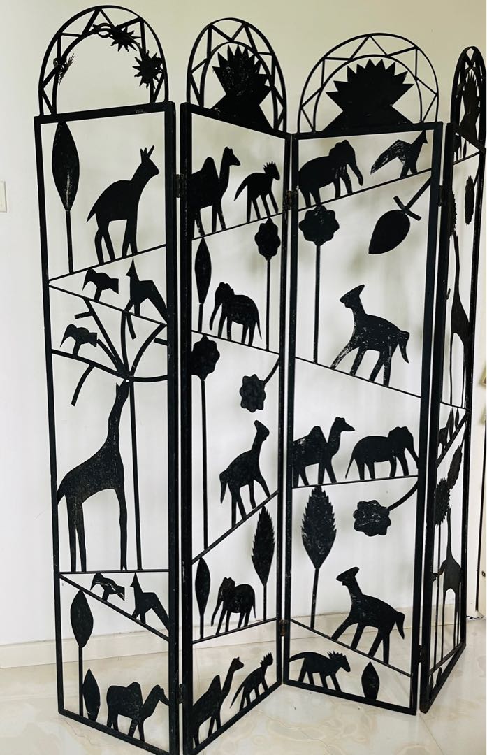 Foldable Decorative Screen (Cast Iron), Furniture & Home Living, Home ...