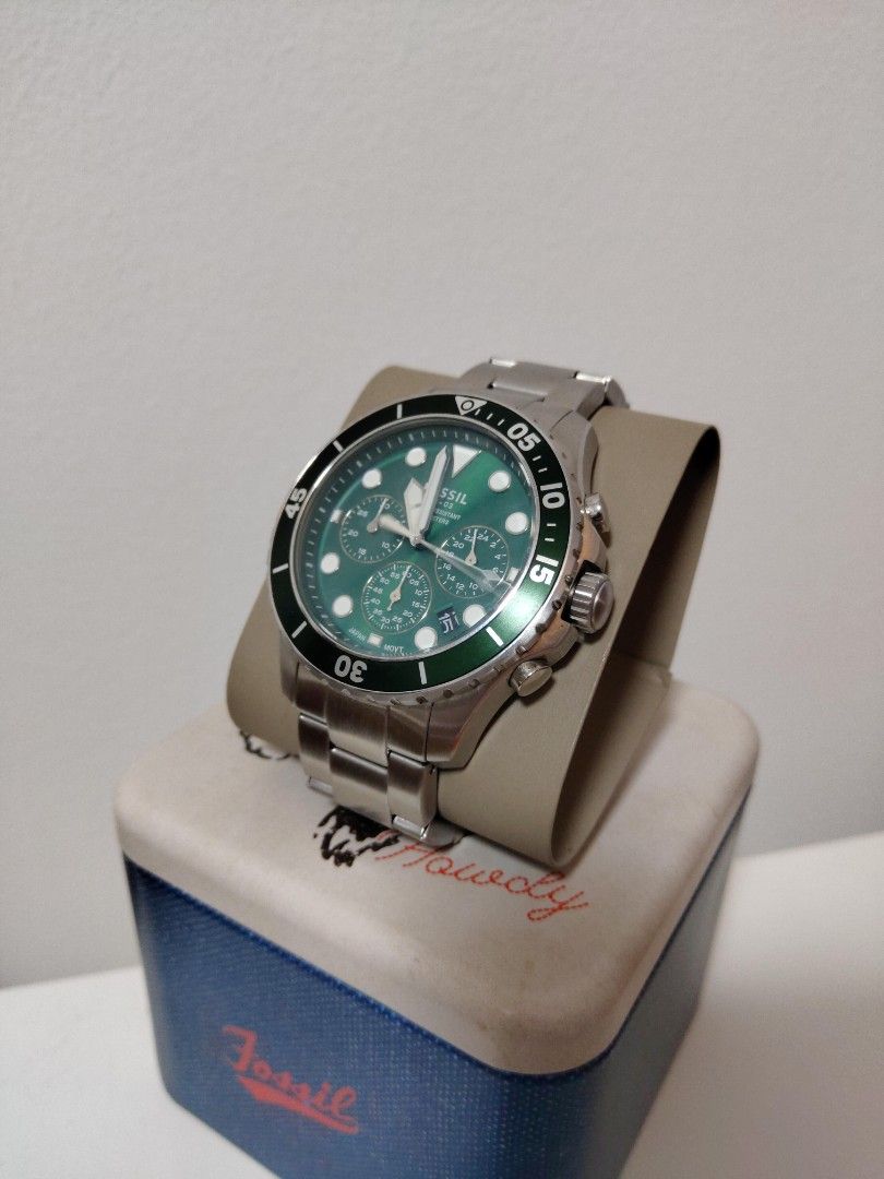 Fossil FB-03 Stainless Steel Watch, Men's Fashion, Watches ...