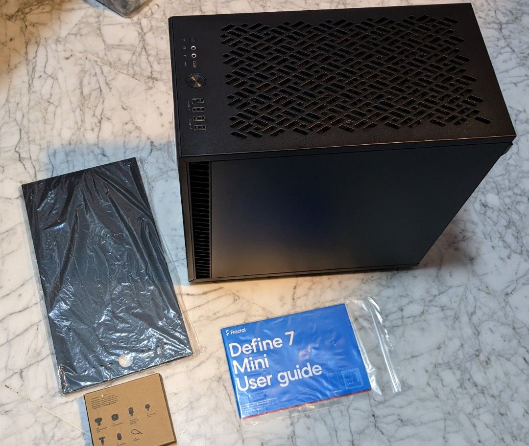 Fractal Design Define 7 Mini mATX/ITX solid side panels chassis case ...