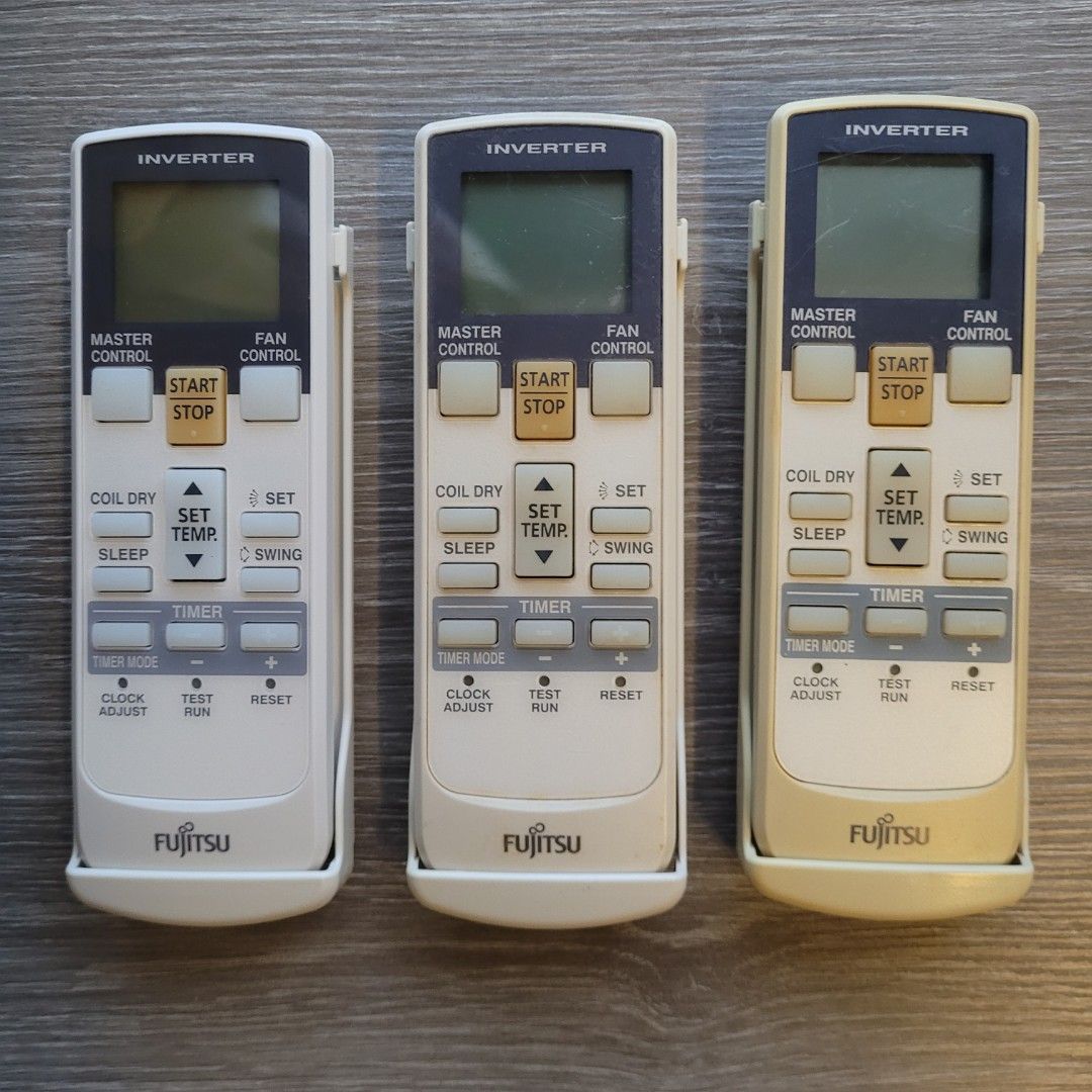 Fujitsu aircon remote control, TV & Home Appliances, Air Conditioners ...
