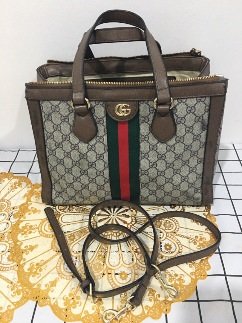 GG - Gucci 2-way bag coded with holo, Women's Fashion, Bags & Wallets, Shoulder Bags on Carousell
